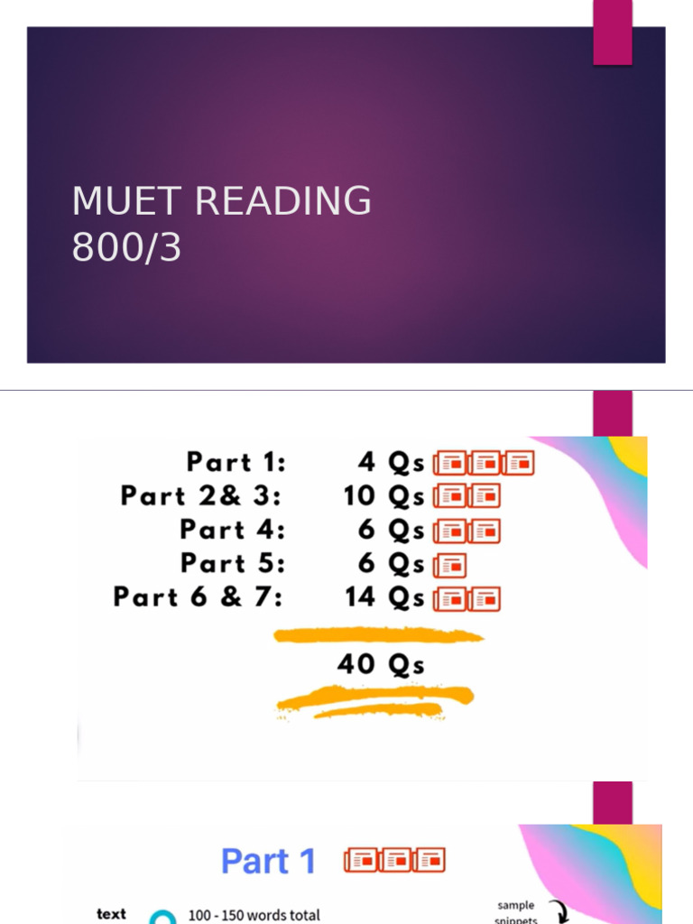 Muet Reading | PDF