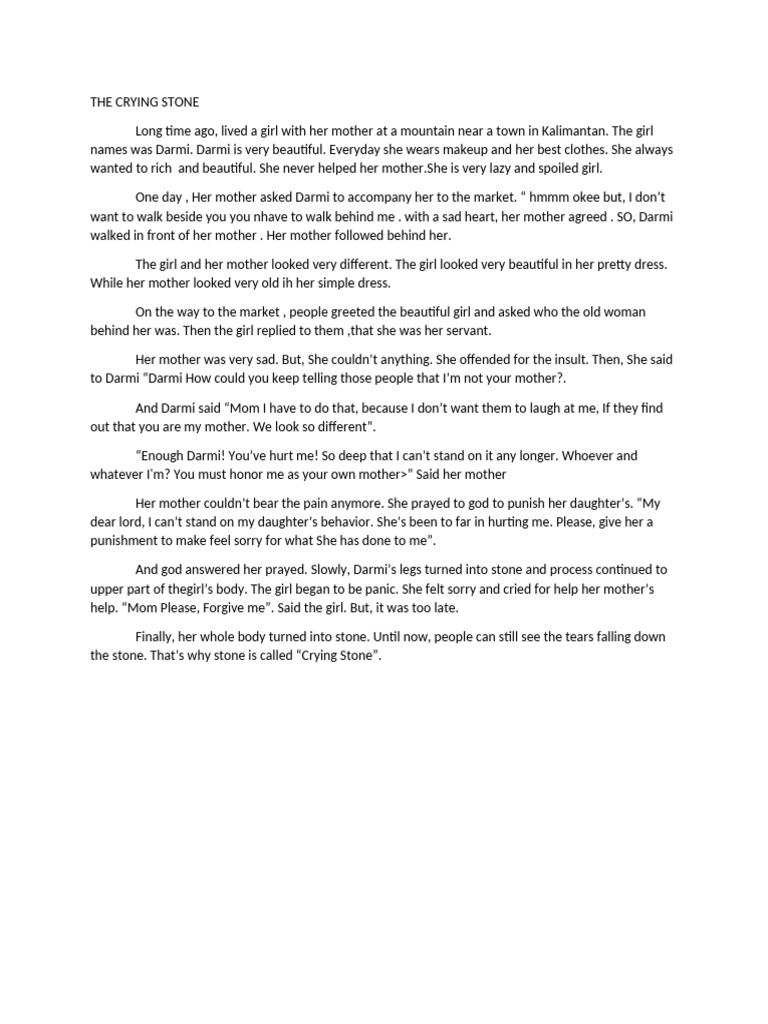 The Crying Stone | PDF | Religion & Spirituality | Poetry