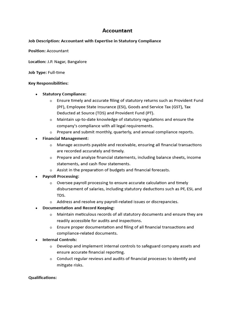 Accountant JD | PDF | Regulatory Compliance | Accountant