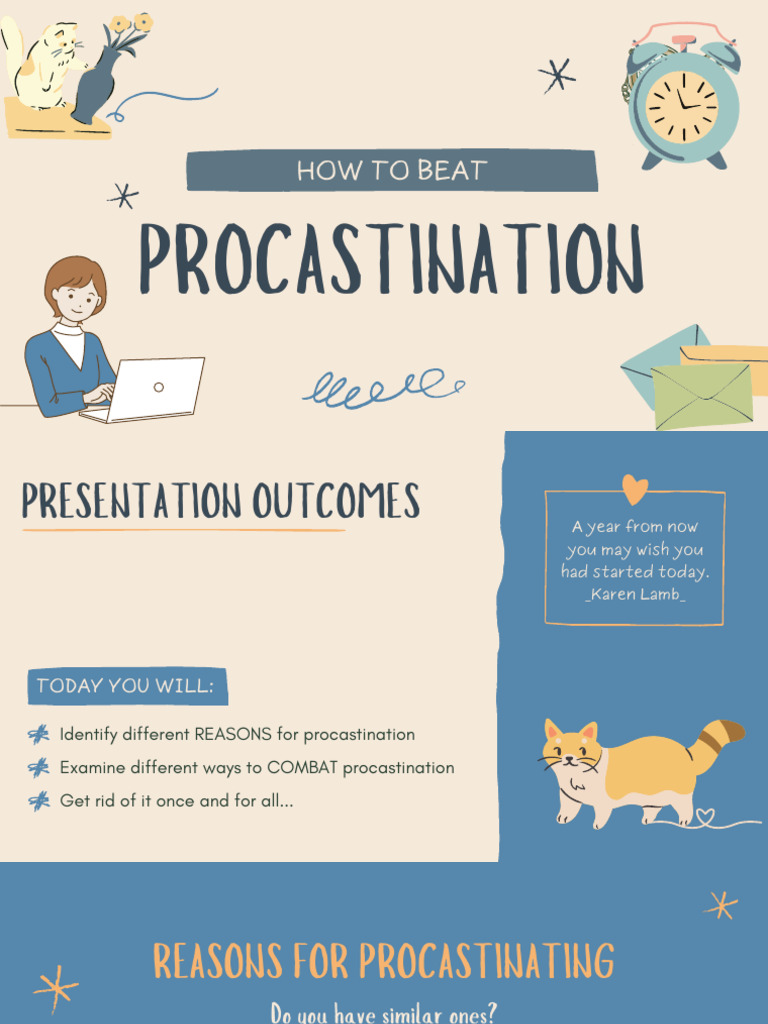 HOW TO BEAT PROCASTINATION | PDF | Procrastination | Professional Skills