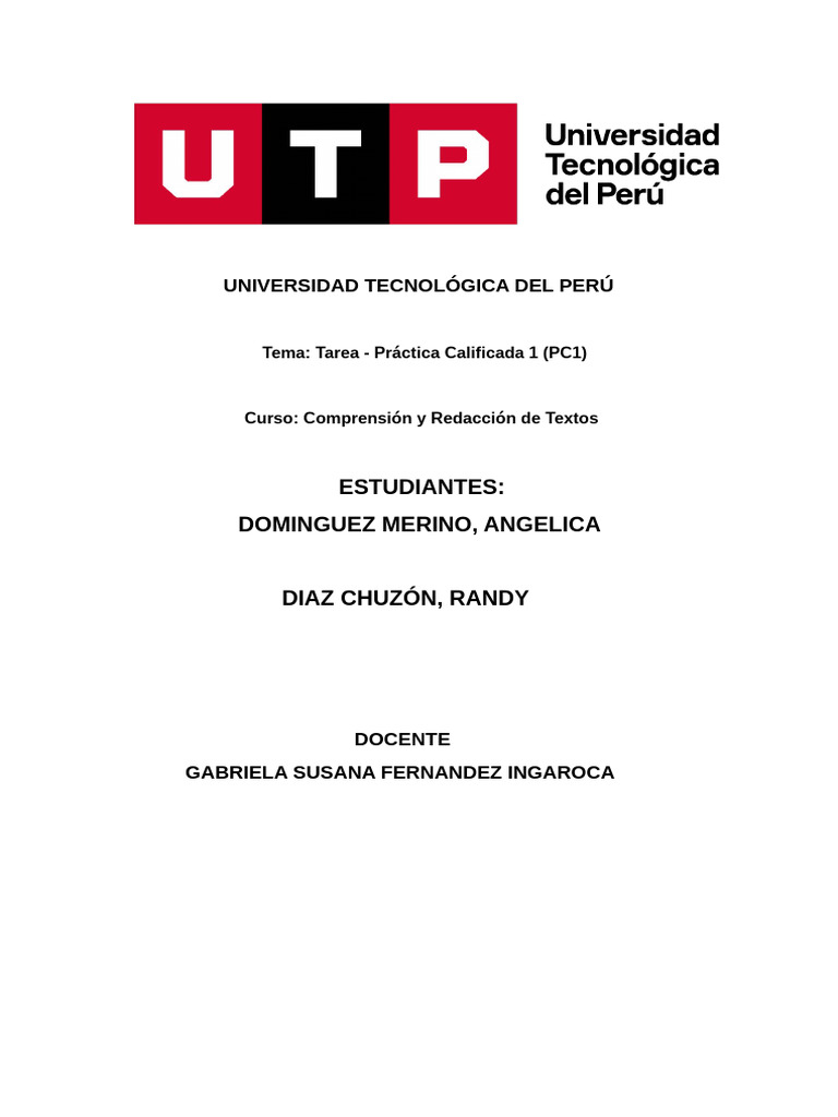 Práctica Calificada 1 (PC1) | PDF | Servicio al Cliente | Business
