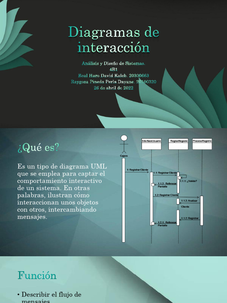 Diagramas de interacción. ADS. 4B1 (Respuestas) | PDF | Lenguaje de ...