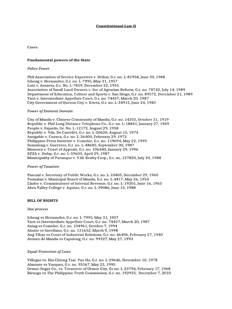 Consti 2 CASES | PDF | Public Law | Justice