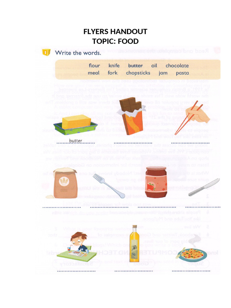 Flyers Handout - Food | PDF | Social Science