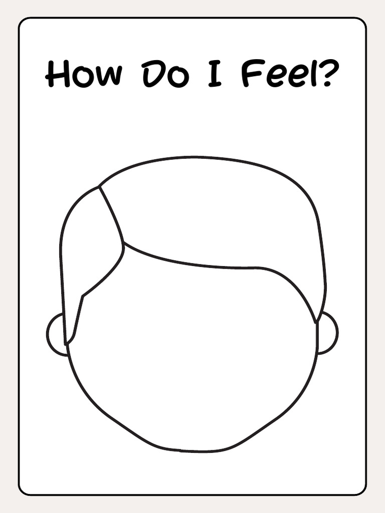 Drawing Feelings Worksheet-1 | PDF | Self-Improvement