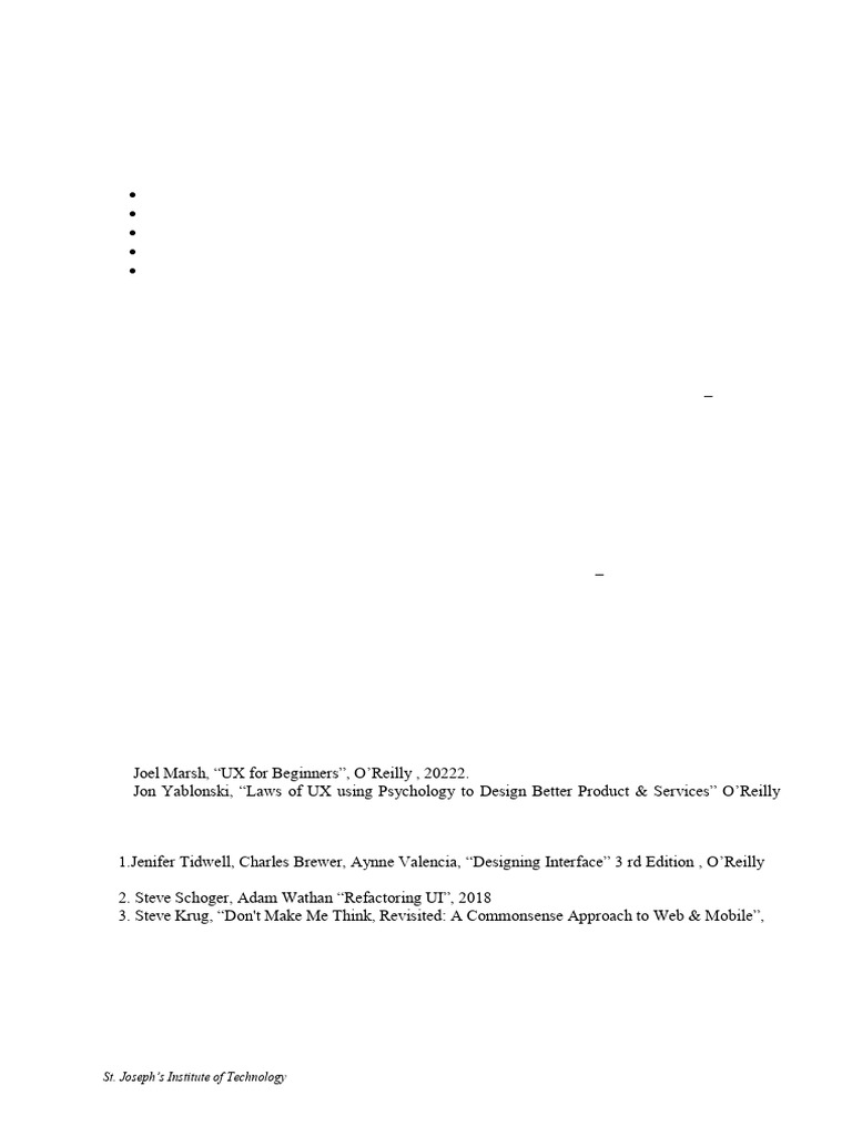 UI/UX Design Course Guide | PDF | Usability | User Interface Design