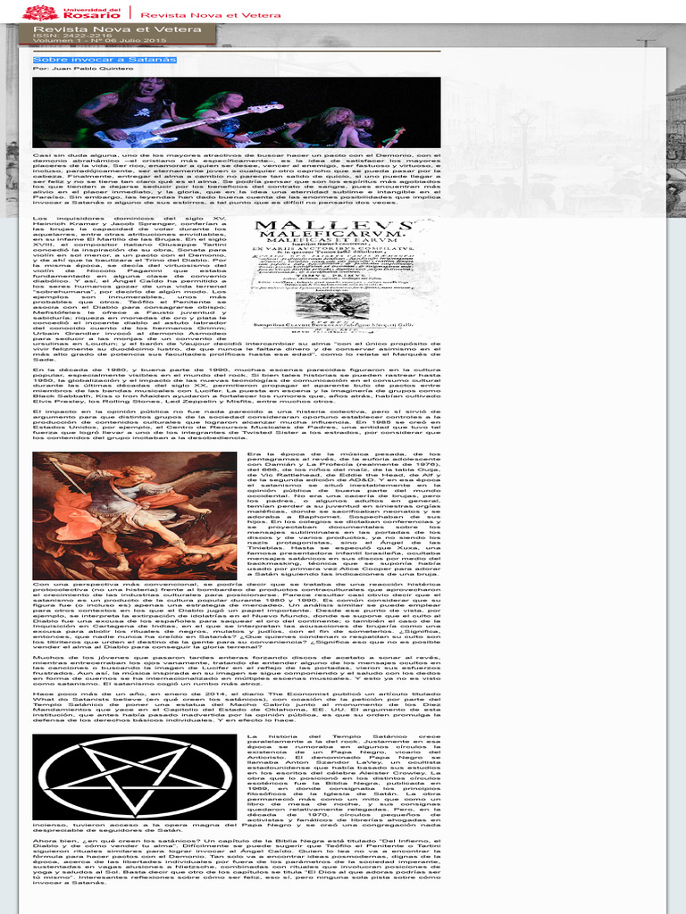 Sobre Invocar A Satanas | PDF | satanismo | Diablo