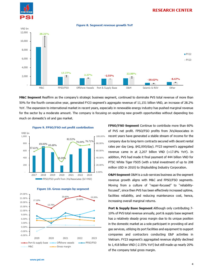 Segment Revenue Growth YoY | PDF | Revenue | Gross Margin