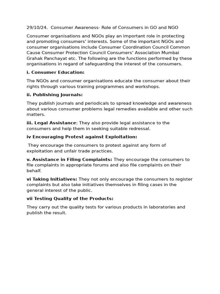 Consumer Protection 2 | PDF