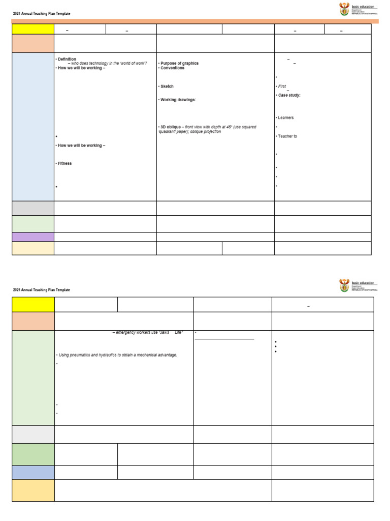 2021 Technology ATP Grade 7 | PDF | Lever