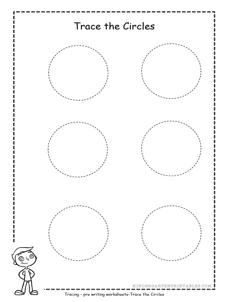 Circle Tracing Worksheet | PDF