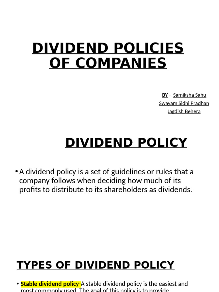 Dividend Pdf Dividend Factor Income Distribution