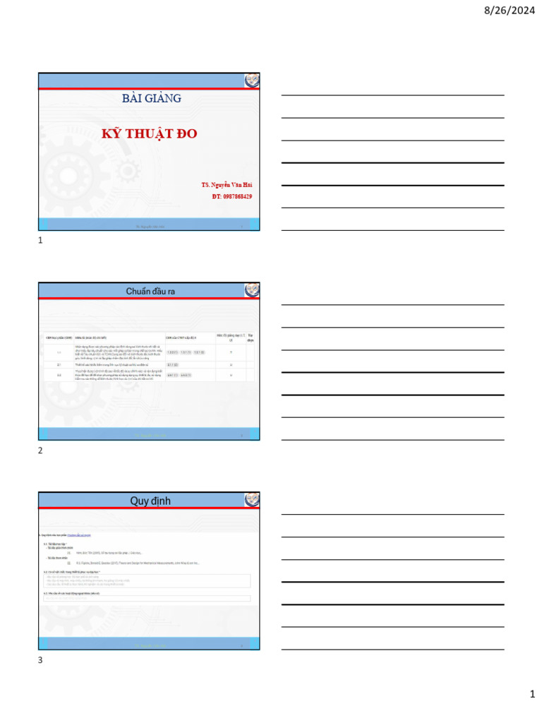 Bài Giảng Ktd 2024-1 | PDF