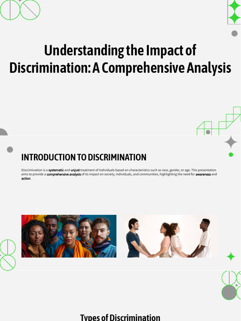 Understanding the Impact of Discrimination | PDF