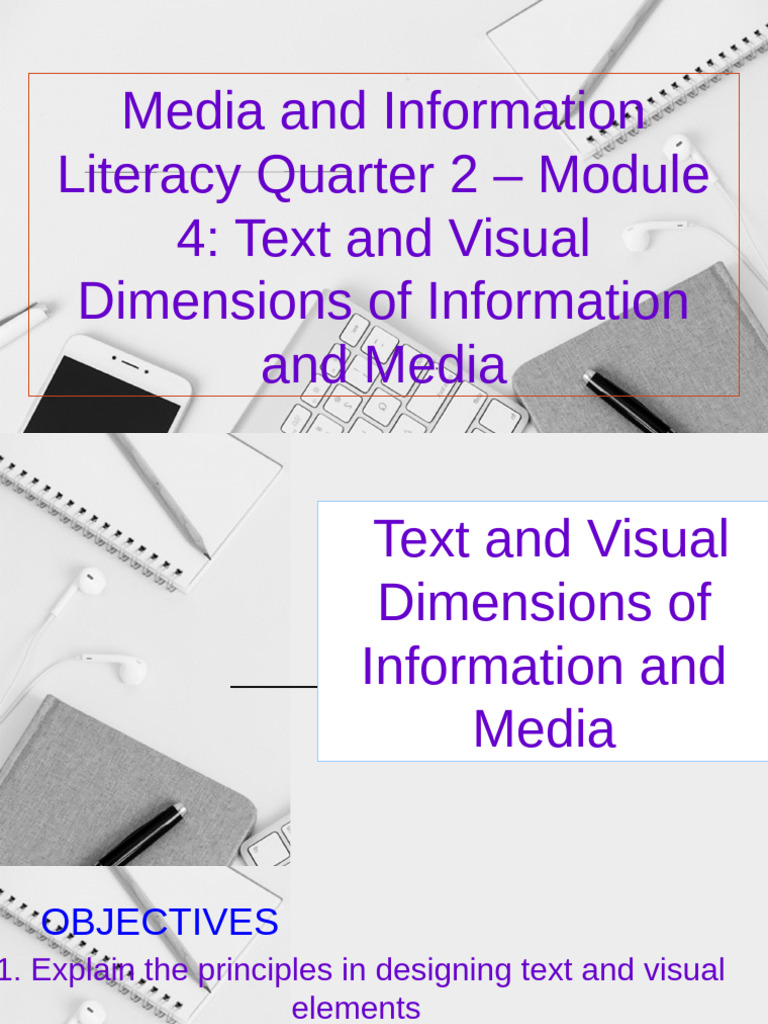 Designing Text and Visual Media | PDF | Composition (Visual Arts) | Color