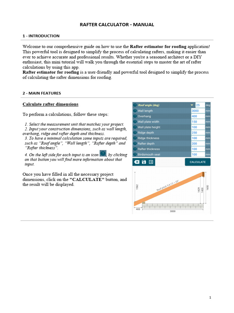 manual-rafter-calculator | PDF | Icon (Computing) | Backup