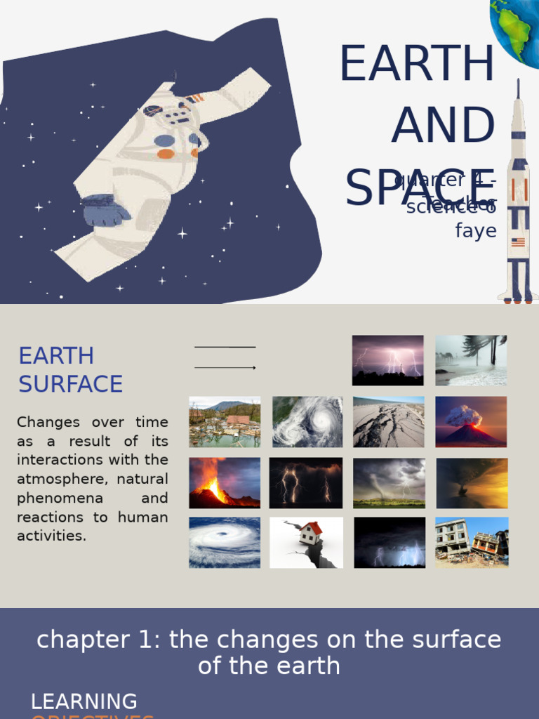 Earth Surface Changes and Preparedness | PDF | Plate Tectonics ...