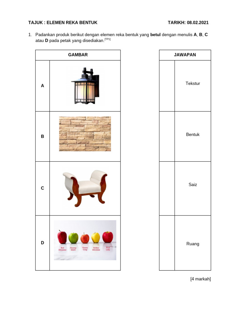 Elemen Reka Bentuk | PDF