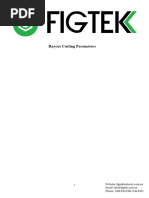 Fiber Laser Cutting Parameters Guide | PDF | Frequency | Steel