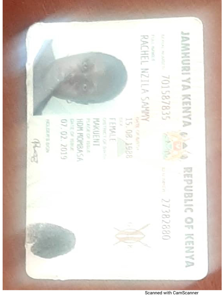 Identification Card | PDF