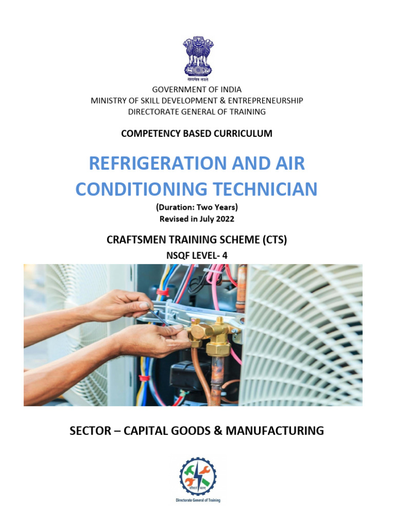 Refrigeration & AC Technician Curriculum | PDF | Refrigerator | Air ...