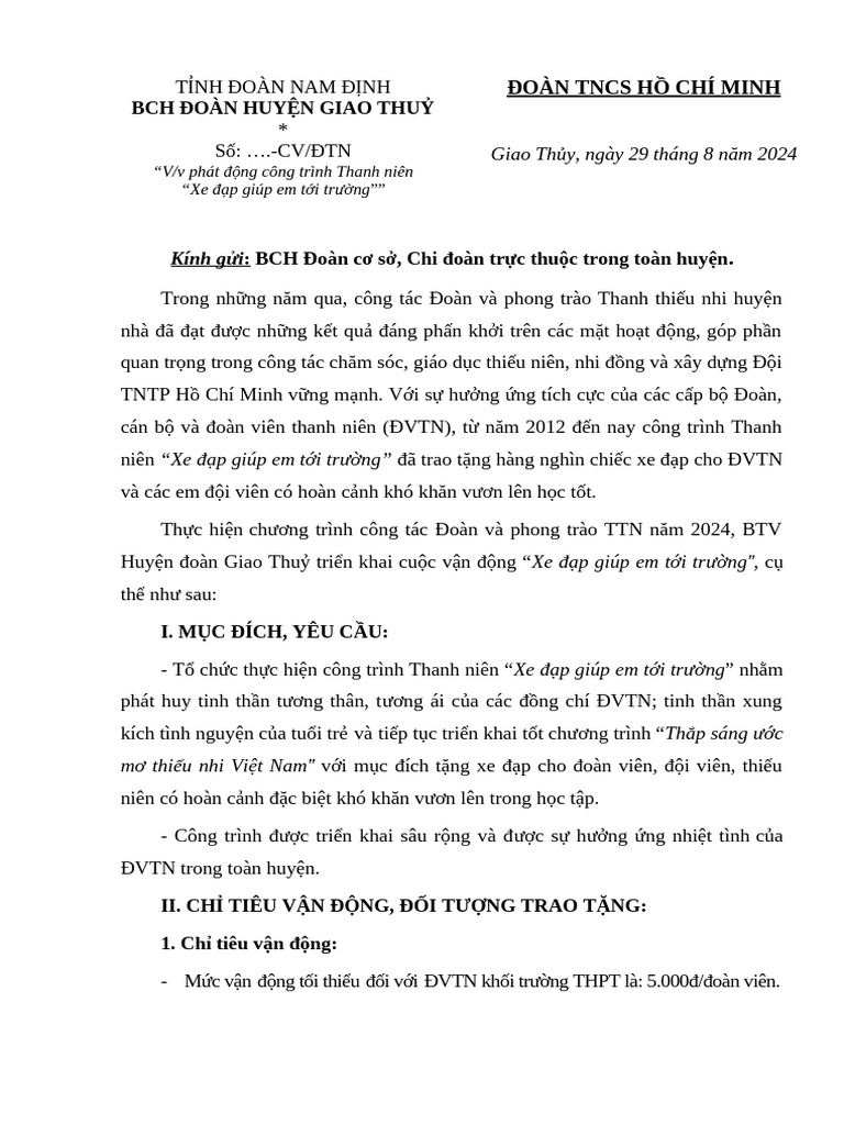 Giao TH Y, Ngày 29 Tháng 8 Năm 2024 | PDF