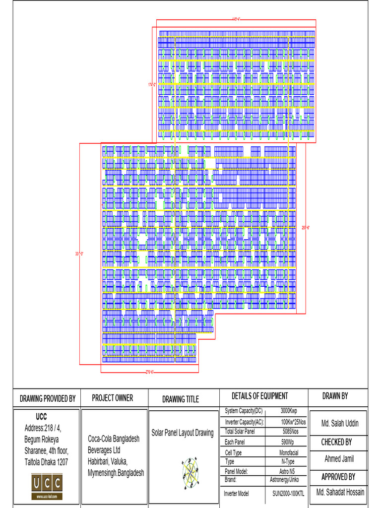 UCC Solar Panel Layout & SLD | PDF | Solar Energy | Energy Harvesting