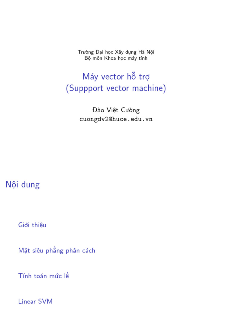 Support Vector Machine | PDF
