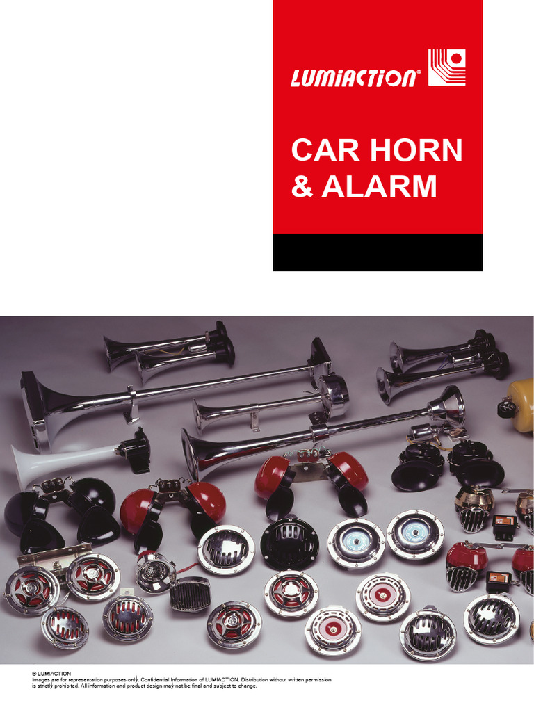 Car Horns and Alarms Overview | PDF | Sound | Electrical Engineering