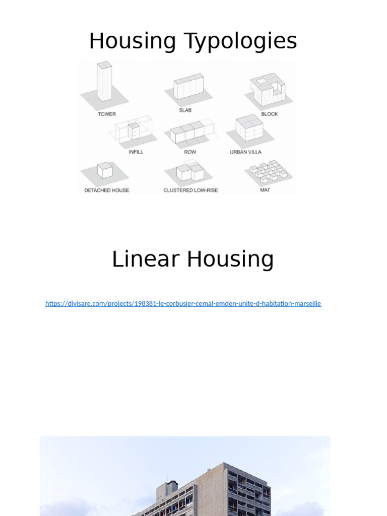 6.housing Typology | PDF | Home & Garden | Technology & Engineering