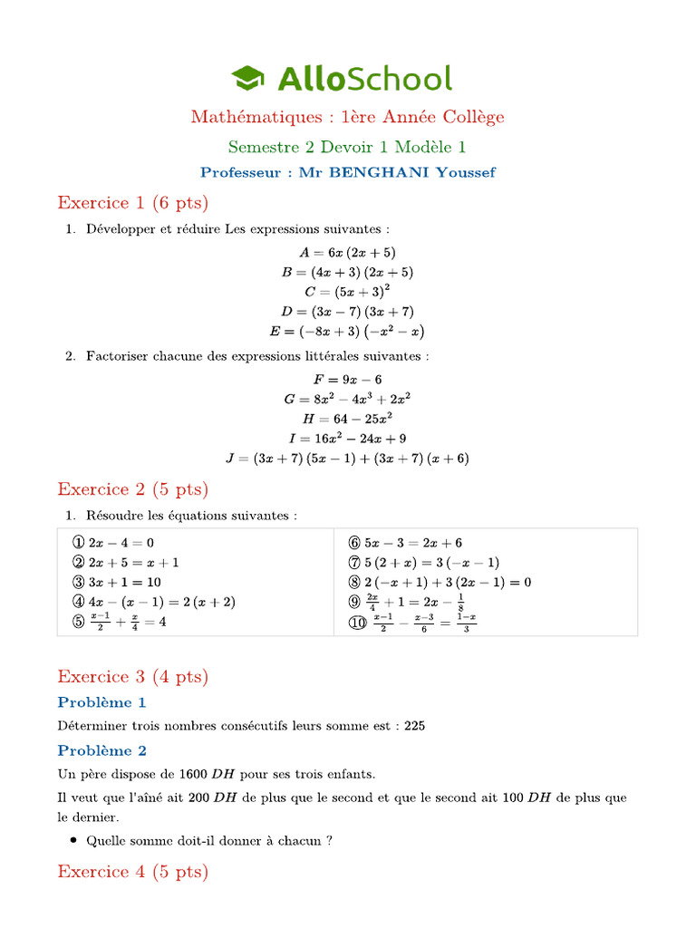 math-1ac-semestre-2-devoir-1-modele-1-1 | PDF