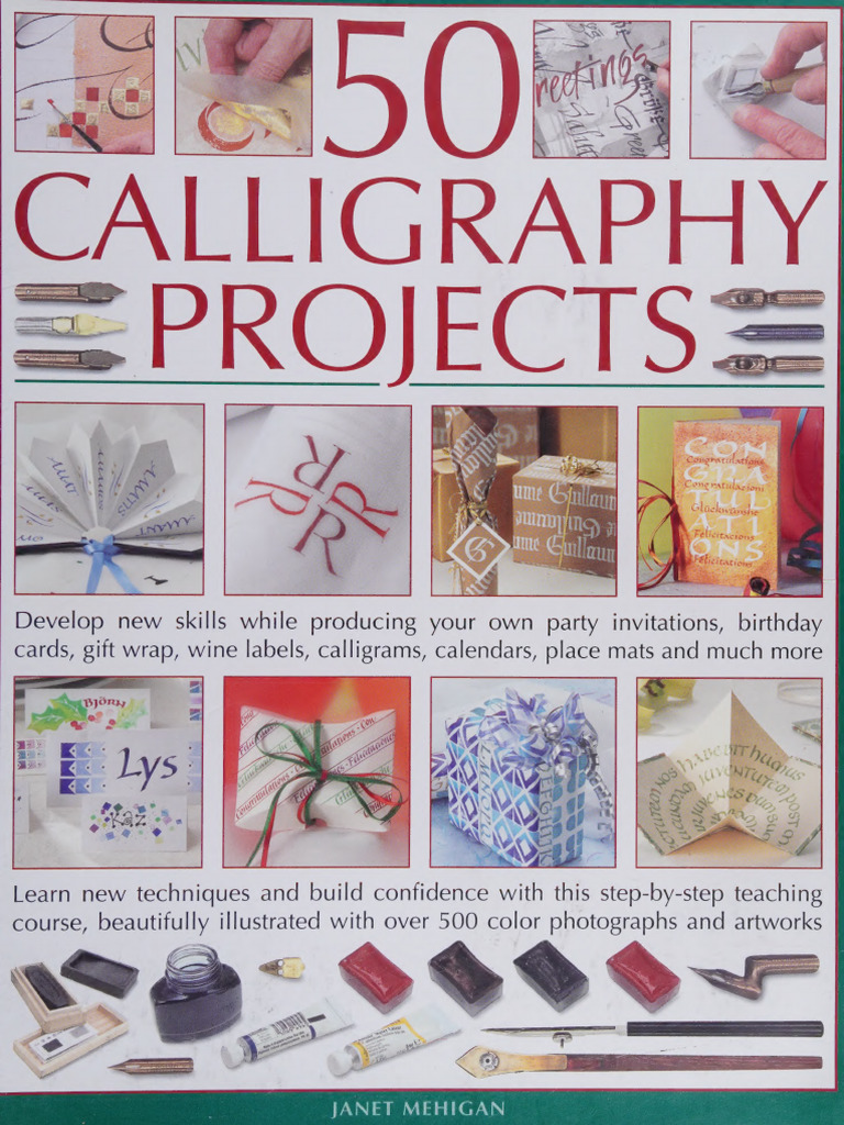 50 Calligraphy Projects - Learn Skills as You Go With Great | PDF ...