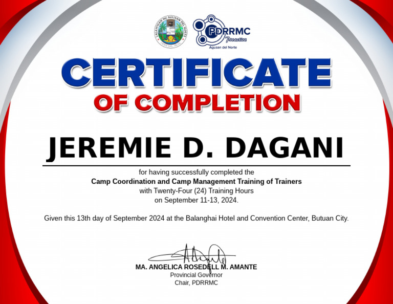 CCCM Certificate of Completion | PDF