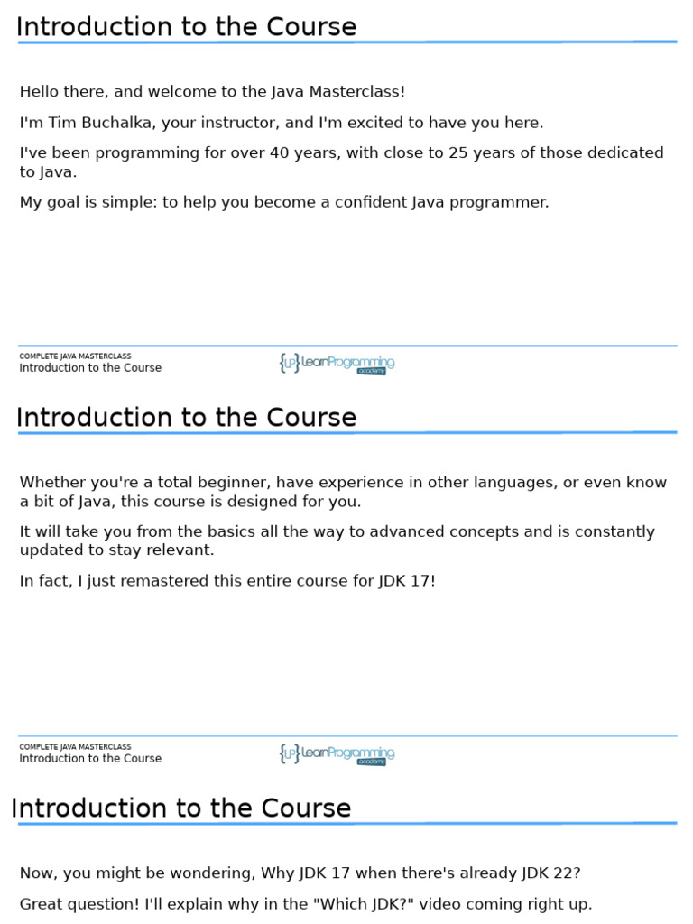 Slides-Getting-Started-Introduction-To-The-Course | PDF
