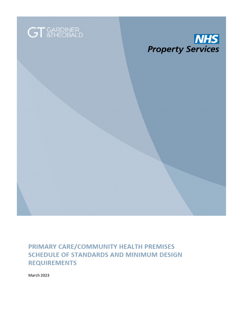 Nhsps Standard Health Design Standards 2023 | PDF