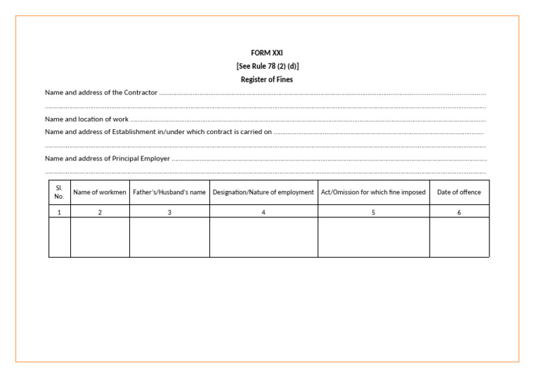 FORM XXI_FINE | PDF
