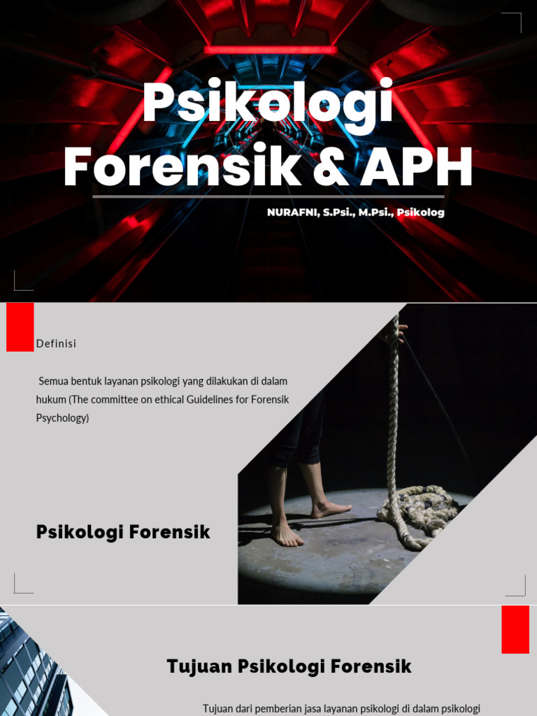 Psikologi Forensik Dan APH | PDF | Ilmu Sosial | Pengembangan Diri