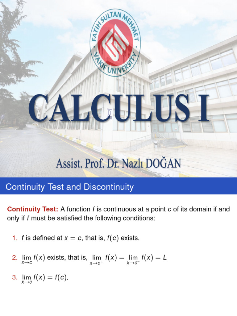 4 Hafta 1 Ders | PDF | Trigonometric Functions | Continuous Function