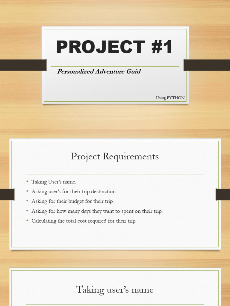 PROJECT #1 | PDF