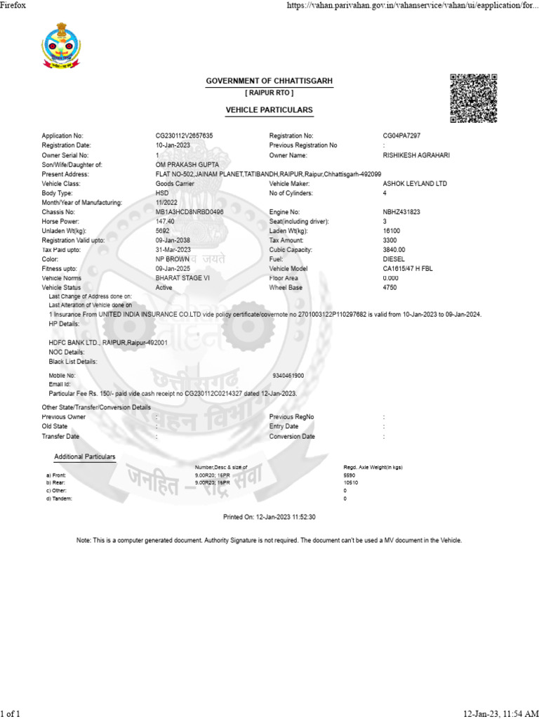 PA6297 | PDF | Motor Vehicle | Vehicles