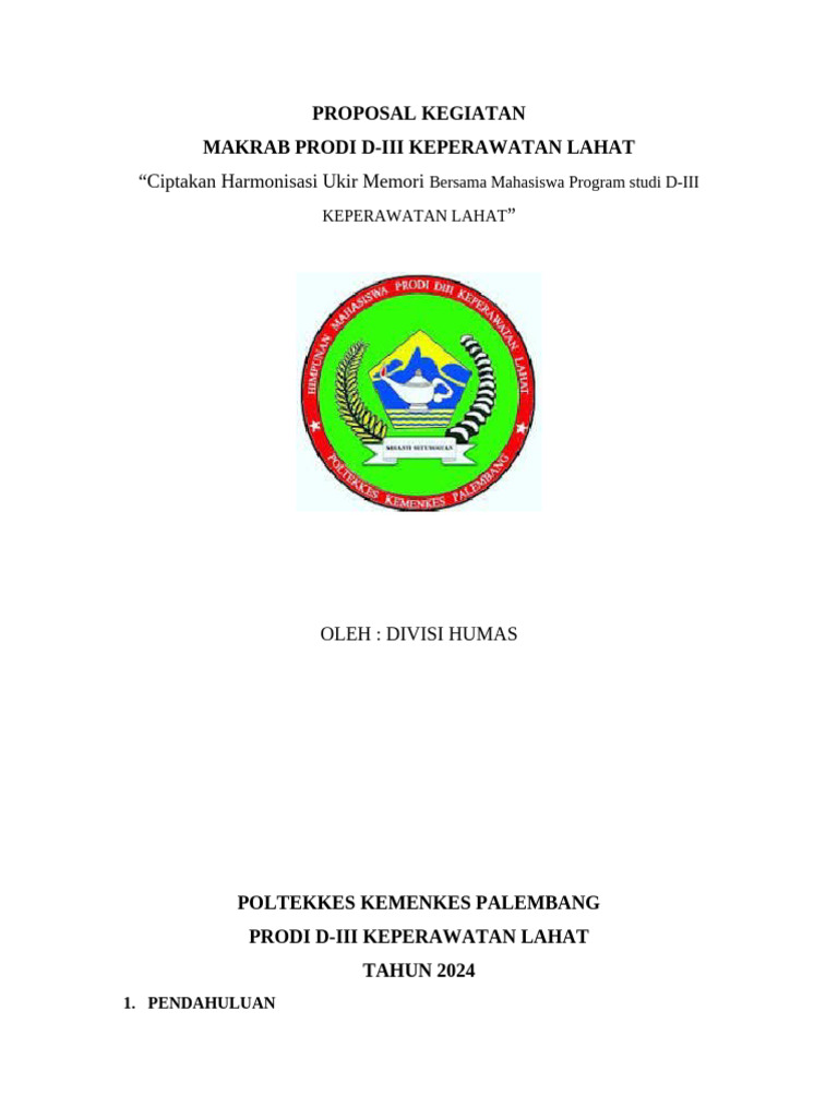 Proposal Makrab - Tahun 2024-1 | PDF