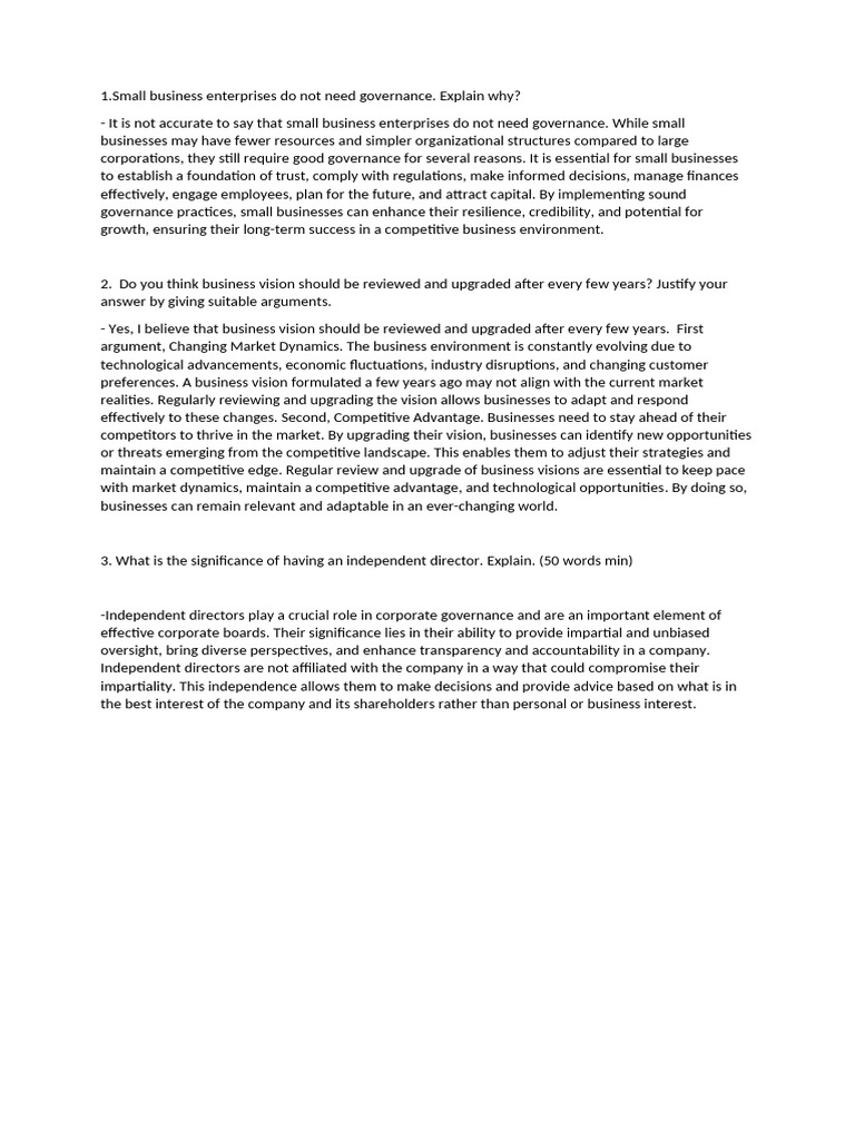 Ballesta Mizelle P. Bsais 4a 1 | PDF | Governance | Competitive Advantage