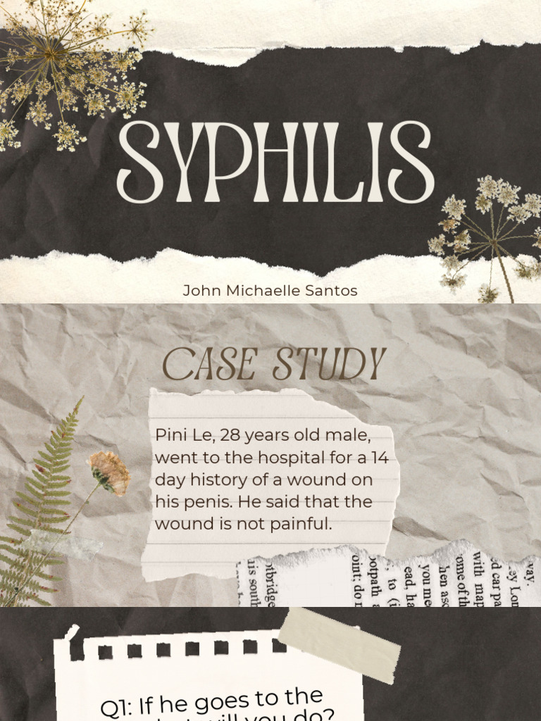 Syphilis Case (MTAP) | PDF | Self-Improvement