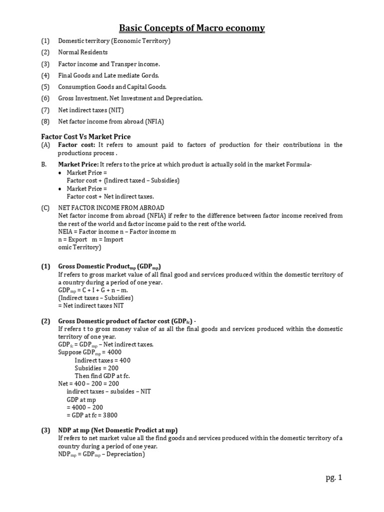 Key Macro and Money Concepts Explained | PDF | Money | Money Supply