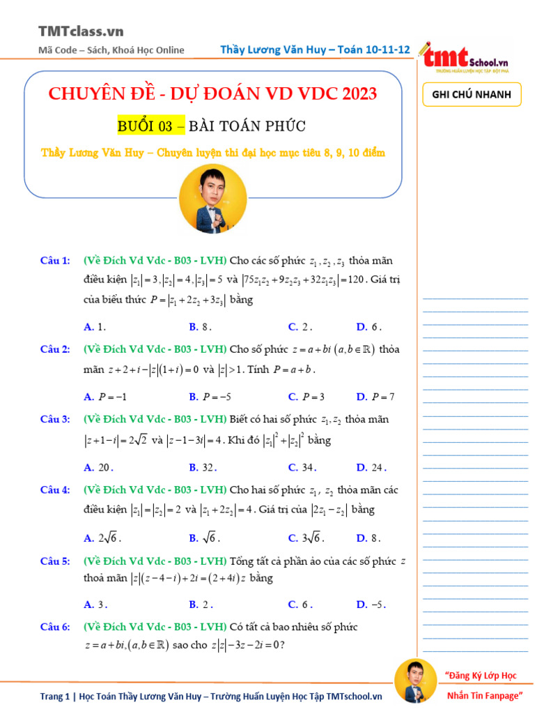 (LVH) - VỀ ĐÍCH VD VDC B03 | PDF
