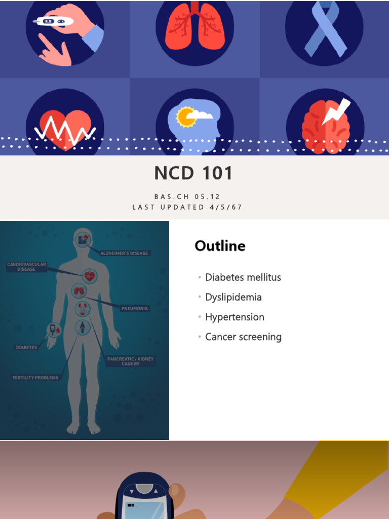 NCD 101 | PDF | Fat | Diseases And Disorders