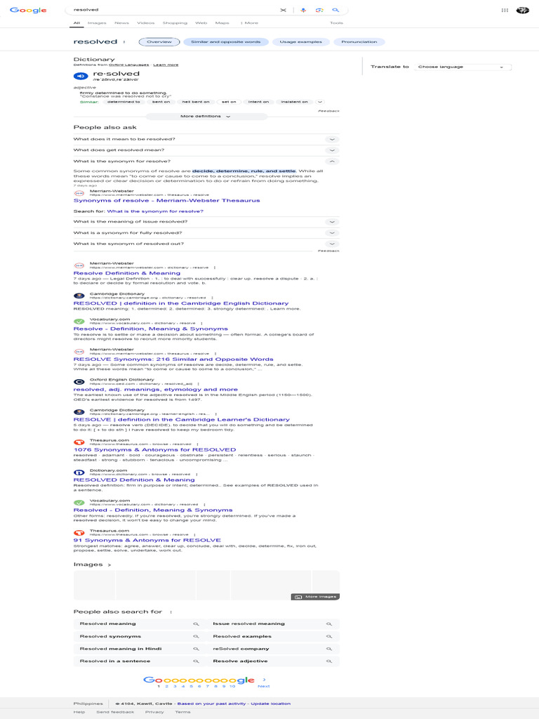 Resolved - Google Search | PDF | Dictionary | Lexicology Resolved - Google Search | PDF | Dictionary | Lexicology