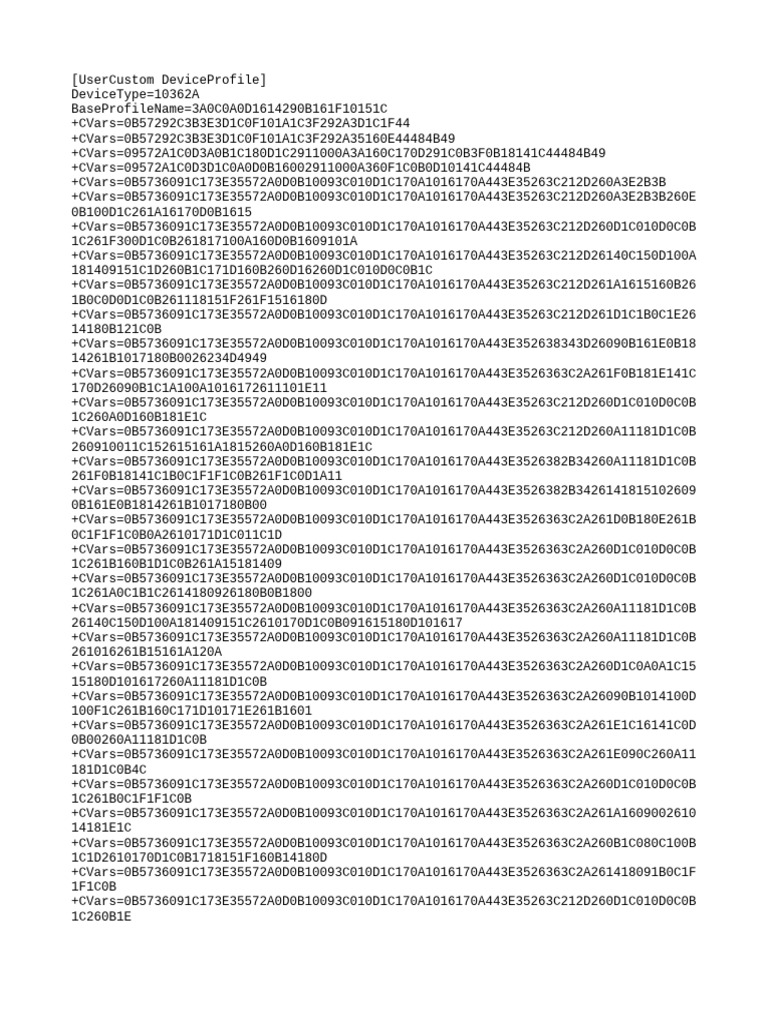 Device Profile Configuration | PDF | Teaching Methods & Materials | Computers