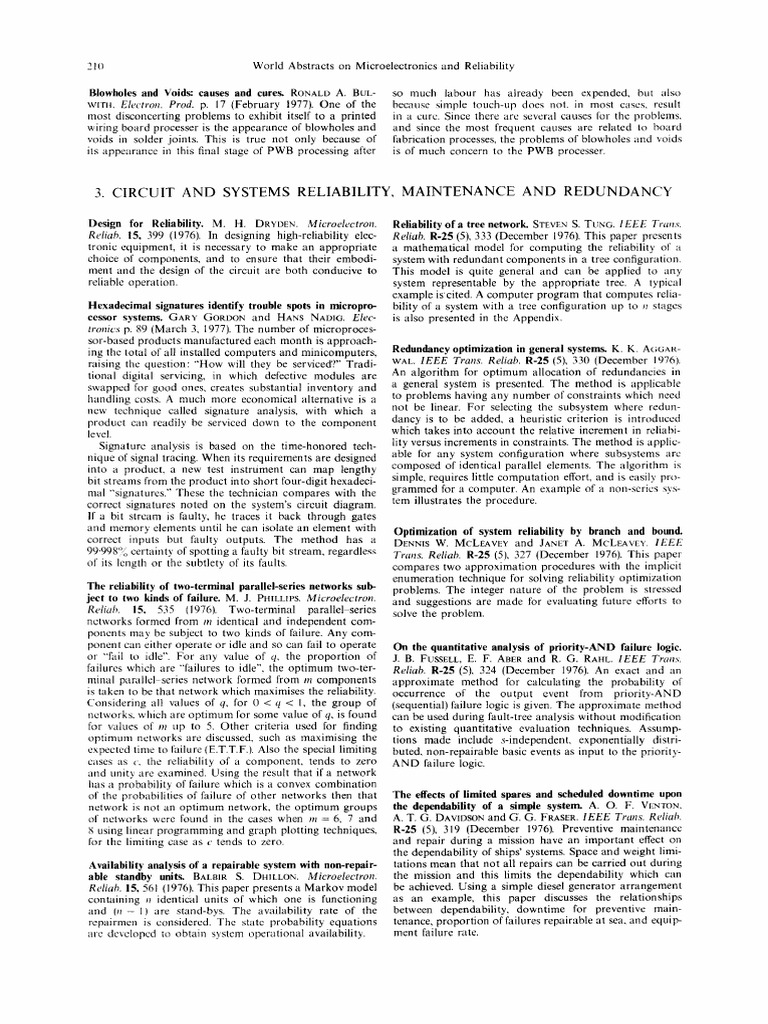 Electron. Prod | PDF | Reliability Engineering | System