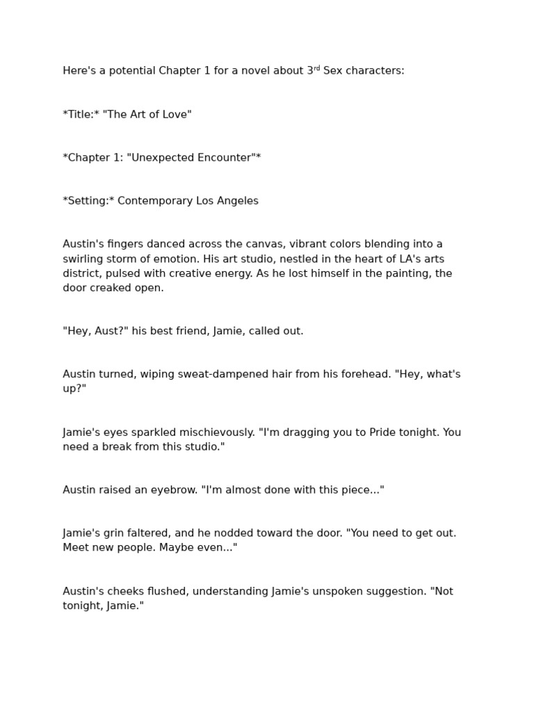 Novel Chapter 1 | PDF